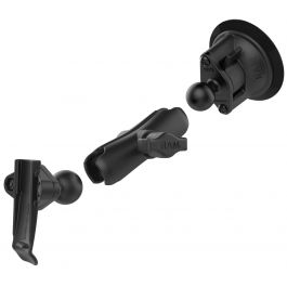 RAM Twist Lock Suction Cup Mount With Garmin Spine Clip Holder