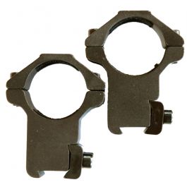 Dovetail High Double Bolt Rail Mounts - 1 Inch, 2 Piece