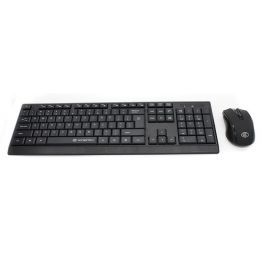 GoFreetech Wireless Keyboard & Mouse Combo - Black