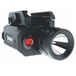 Iprotec Tactical Laser Gun Light - 230 Lumens, Red Laser, Black
