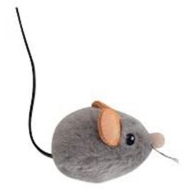 Petstages Squeak Squeak Mouse Cat Toy - Grey
