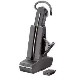 Poly Savi 8245 Uc Wireless Unlimited Convertible Headset - D200 Usb-C ...