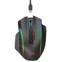 Redragon M901 Perdiction Elite Wireless RGB Gaming Mouse - 16000DPI, Black