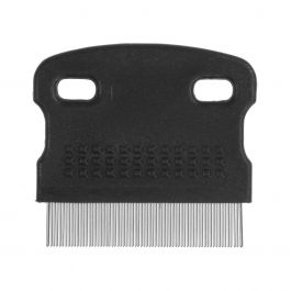 Rosewood Salon Grooming Mini Flea Comb - Black