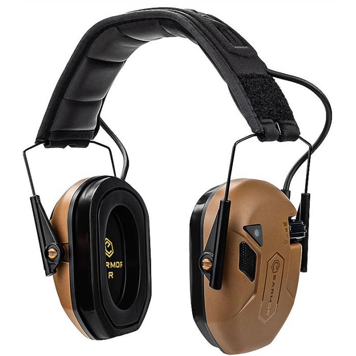Earmor M300T Bluetooth Tactical Hearing Protector - 95dB, Coyote Brown
