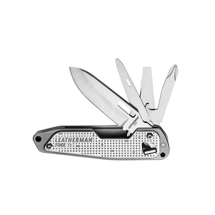 Leatherman Free T2 Pocket Multi-Tool - 8 Tools, Box Packaging
