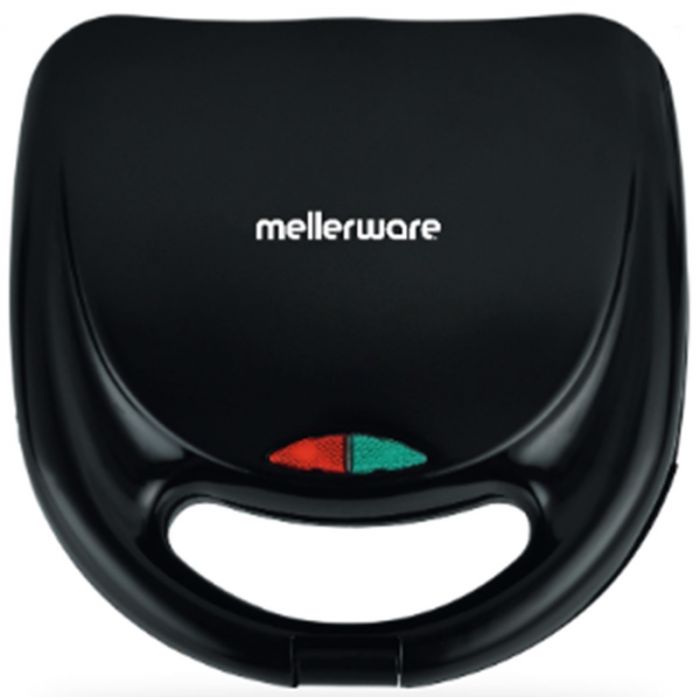 Mellerware Mercury 2 Slice Non-Stick Sandwich Maker - Black, 800W