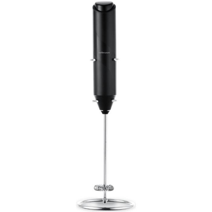 Mellerware Velvet Vortex Milk Frother Battery Operatedm Plastic - Black