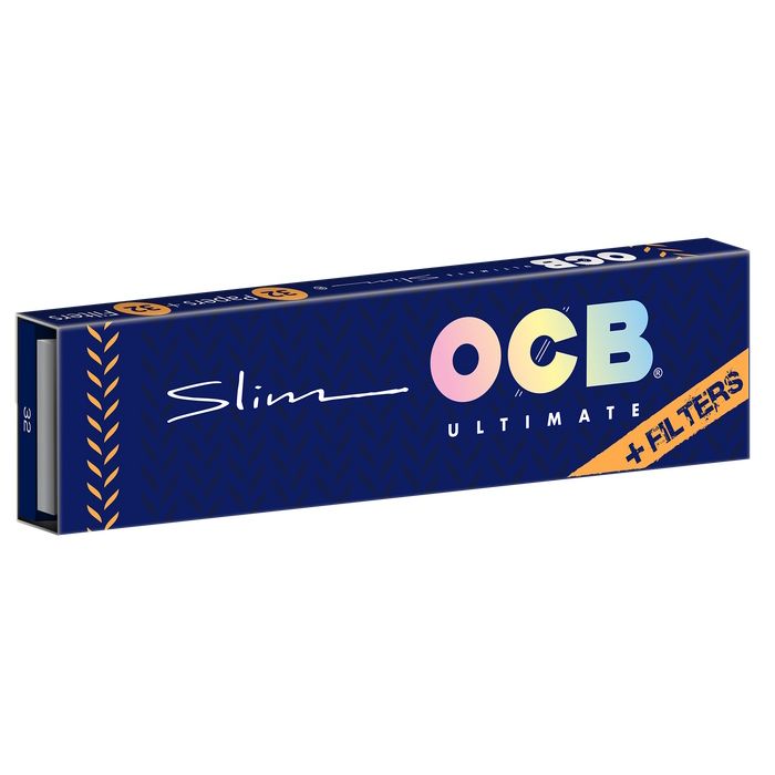 OCB Ultimate Slim King Size Paper And Tips - Single