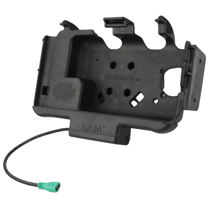 Ram EZ-Roll'r Modular Powered Dock For Samsung Tab Active 5, 3 - Black