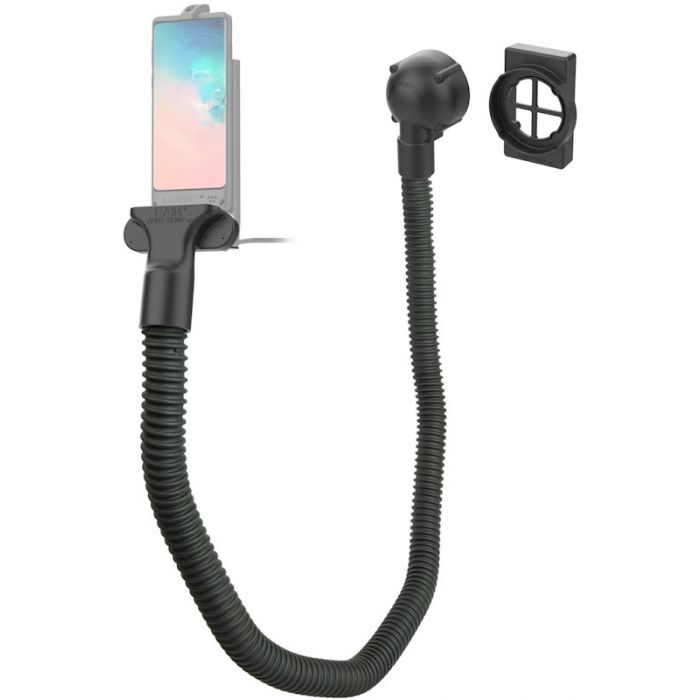 Ram Mount Vent-Temp Front Dock Connection For Rectangular Vents - Black