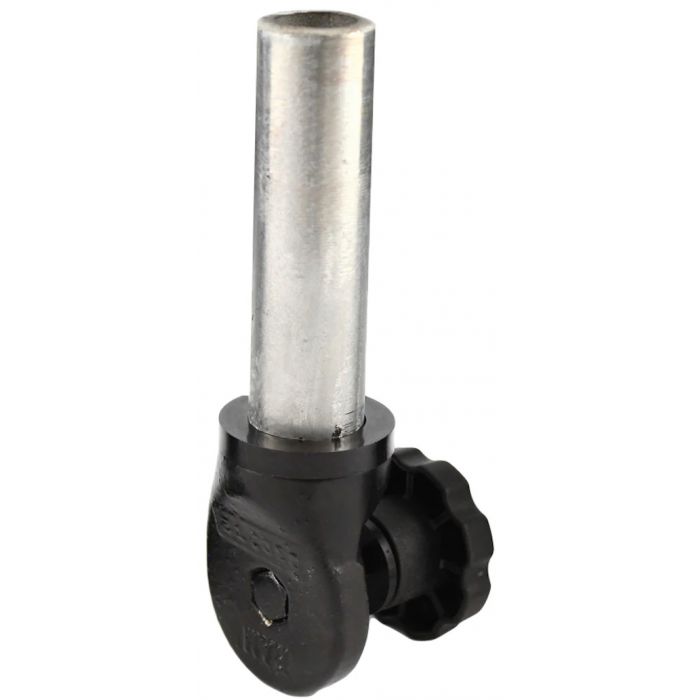 Ram NPT Post and Ratchet Adapter With Female Teeth - Black, 1"