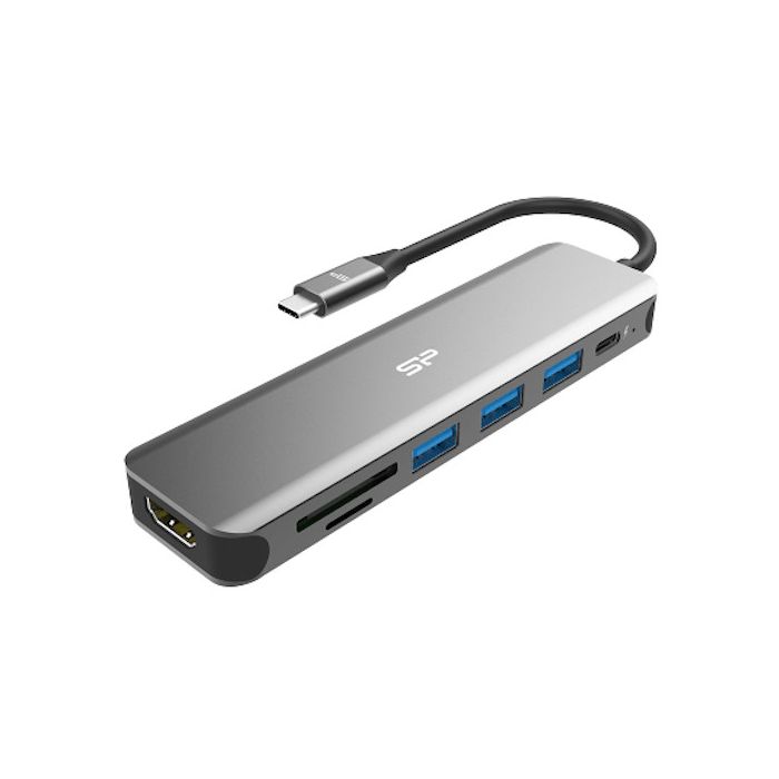 Siliconpower 7-In-1 Gen 1 Docking Station - USB3.2, Type-C