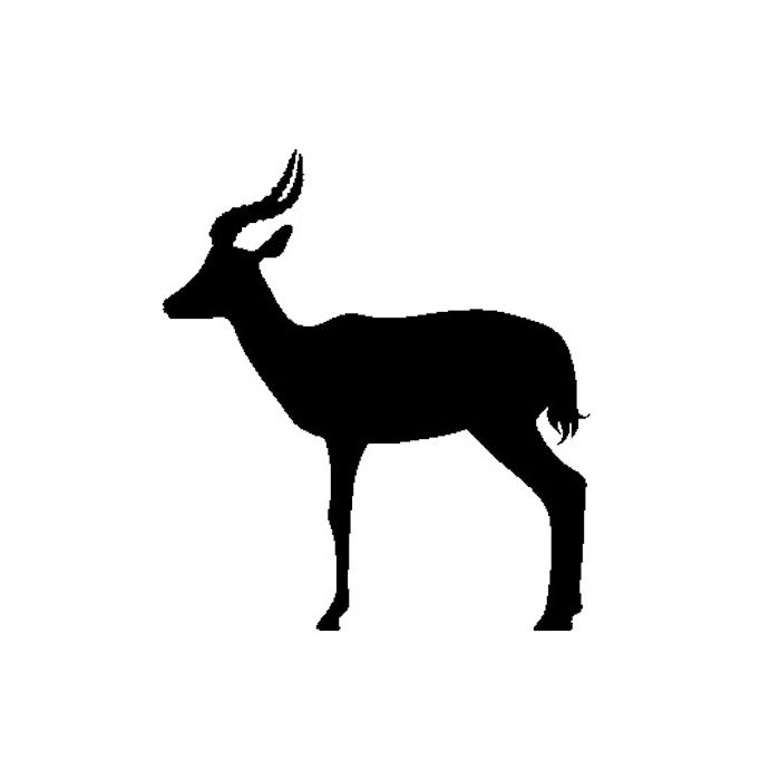 Spot On Animal Silhouette Steel Impala 6mm Target