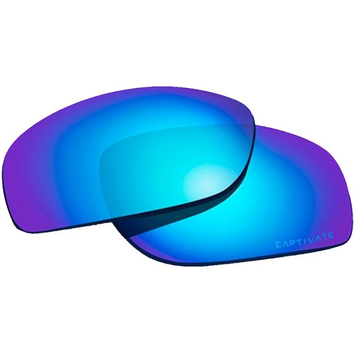WileyX Captivate Gravity Polarized Ballistic Sunglasses Lens - Blue Mirror