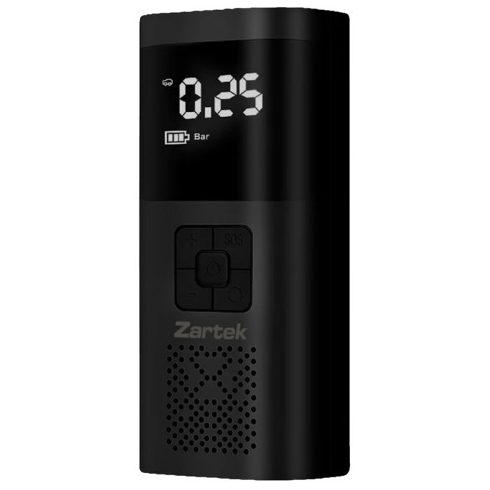 Zartek ZA-316 Portable Rechargeable Air Pump - 150Psi, 10 Bar